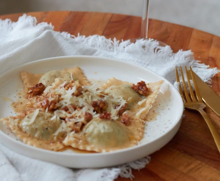 Recept Ravioli met Spinazie, Ricotta en Walnoot | GIRLS WHO MAGAZINE